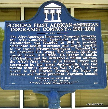 Florida’s First African-American Insurance Company Historic Marker ...