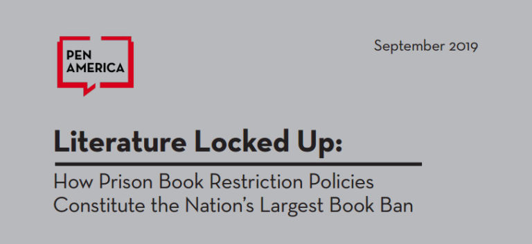 Literature Locked Up: How Prison Book Restriction Policies Constitute ...
