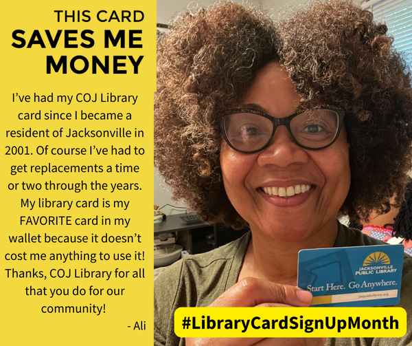 Library Card Signup Month | Jax Examiner